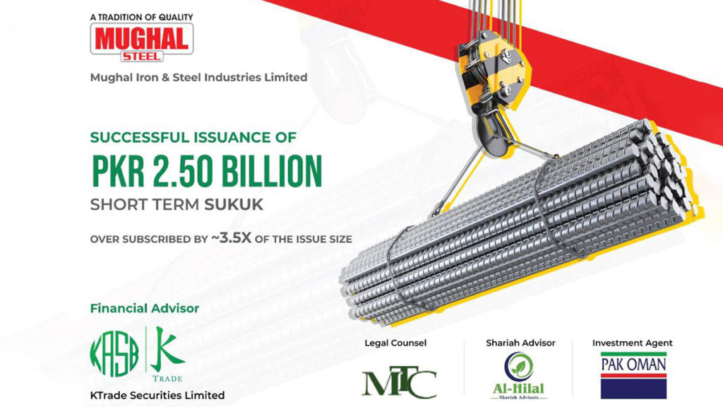 MTC Engaged For PKR 2.5 Billion Sukuk Issue Of Mughal Iron & Steel ...